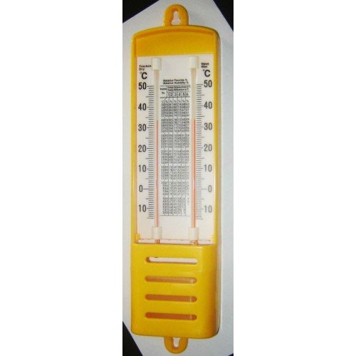 Thermometer Dry Wet (Plastic Case) - Sumber Makmur